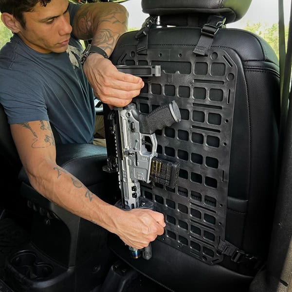 Grey Man Tactical Introduces the Vehicle Rifle Rack - Rubber Clamps ...