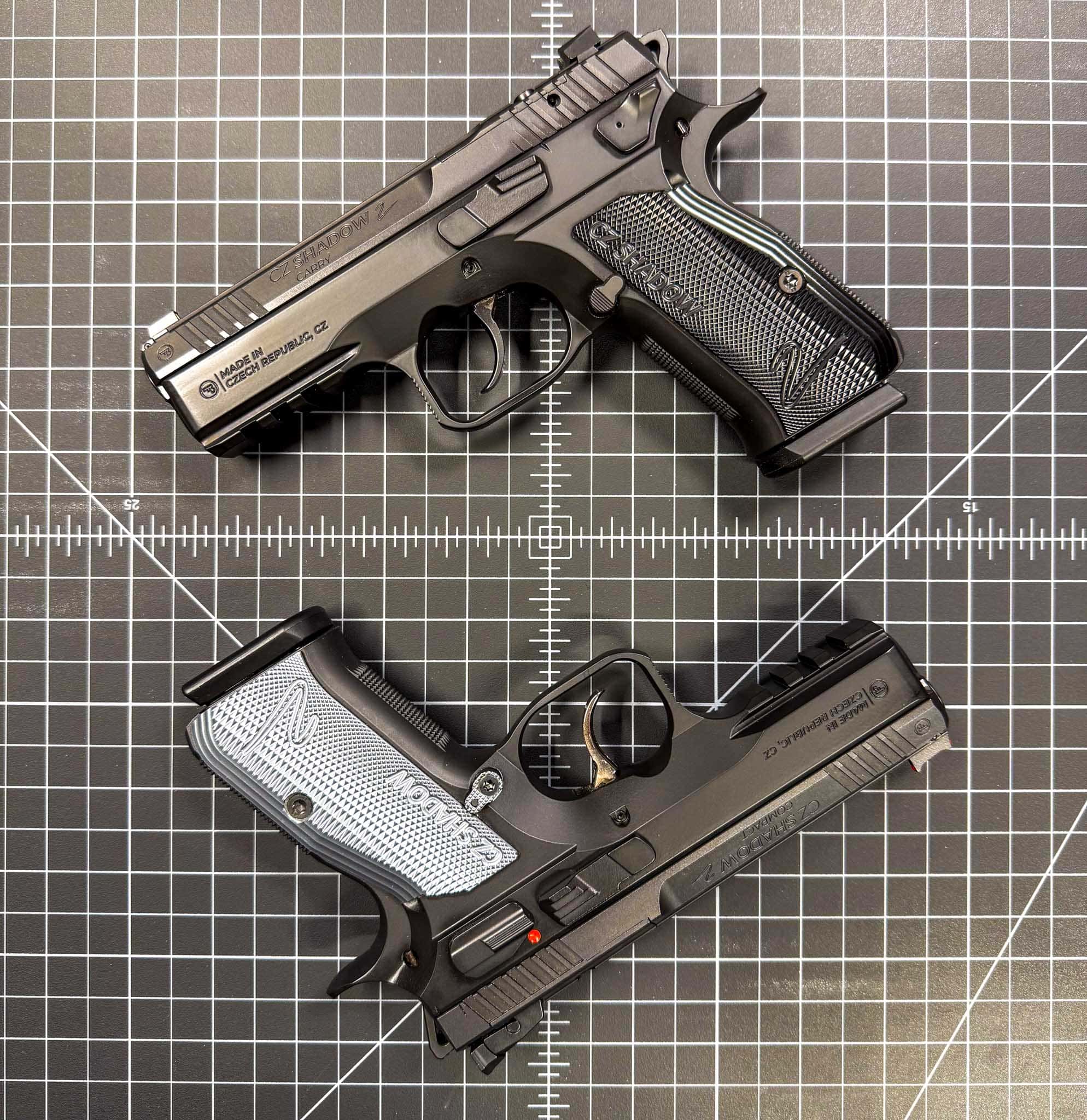 Side by Side: CZ Shadow 2 Compact & Shadow 2 Carry